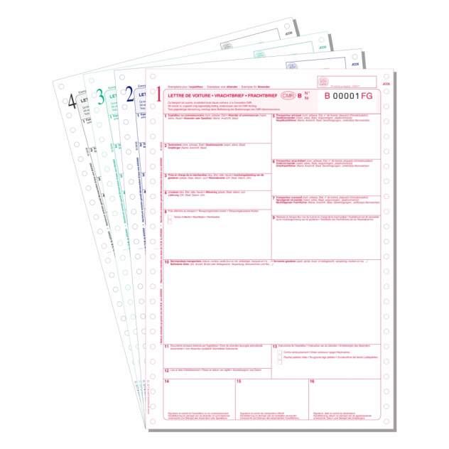 CMR vrachtbrieven, etiketten, blanco papier | De Papierfabriek